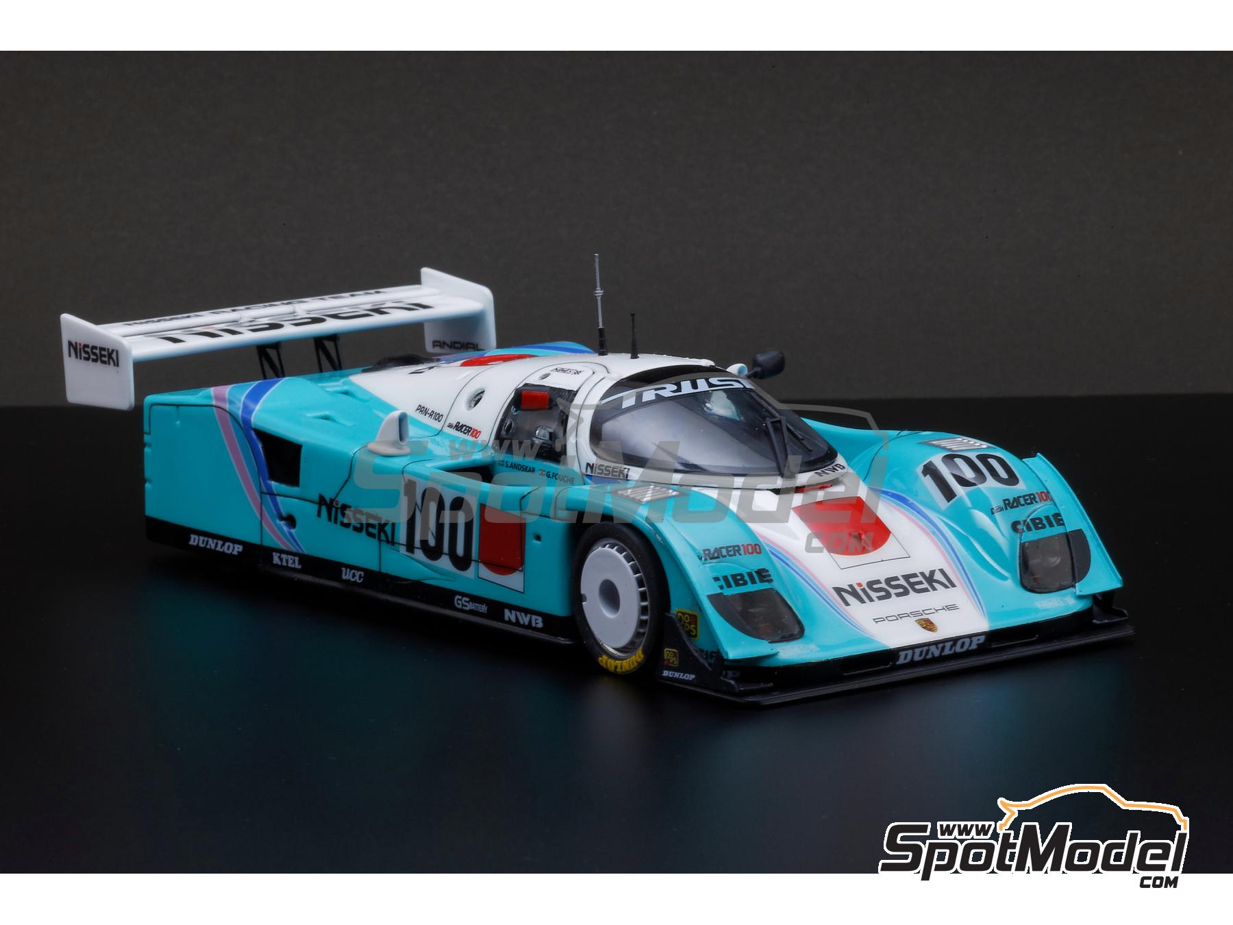Print Lab Decals PLB2-927004: Marking / livery 1/24 scale - Porsche 962GTi Nisseki Racing Team ...